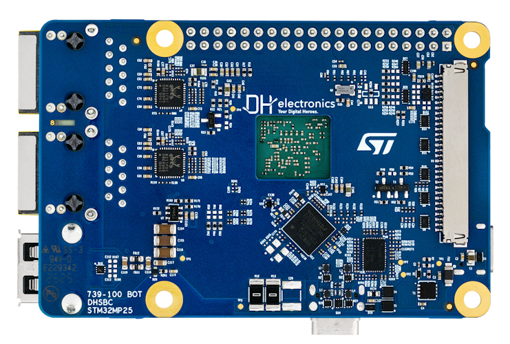 Single Board Computer DHSBC STM32MP25 | DH electronics (ST partner) - STMicroelectronics